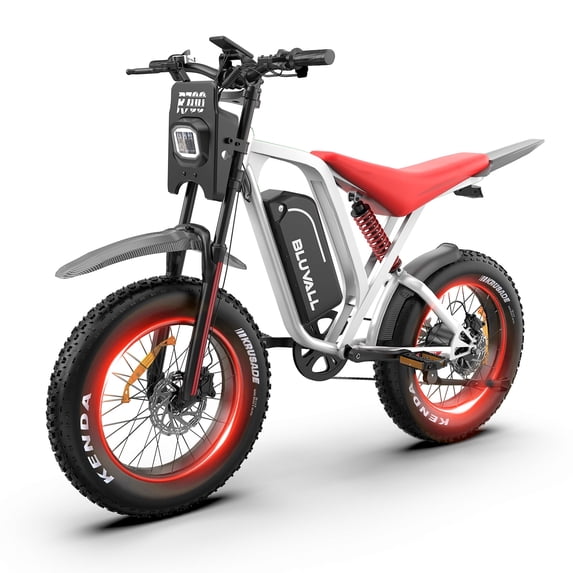 R700 Peak 1500W 20"x4.0 Fat Tire Electric Bike, 52V 25Ah Battery, Off-road E-Bike for Adults ...