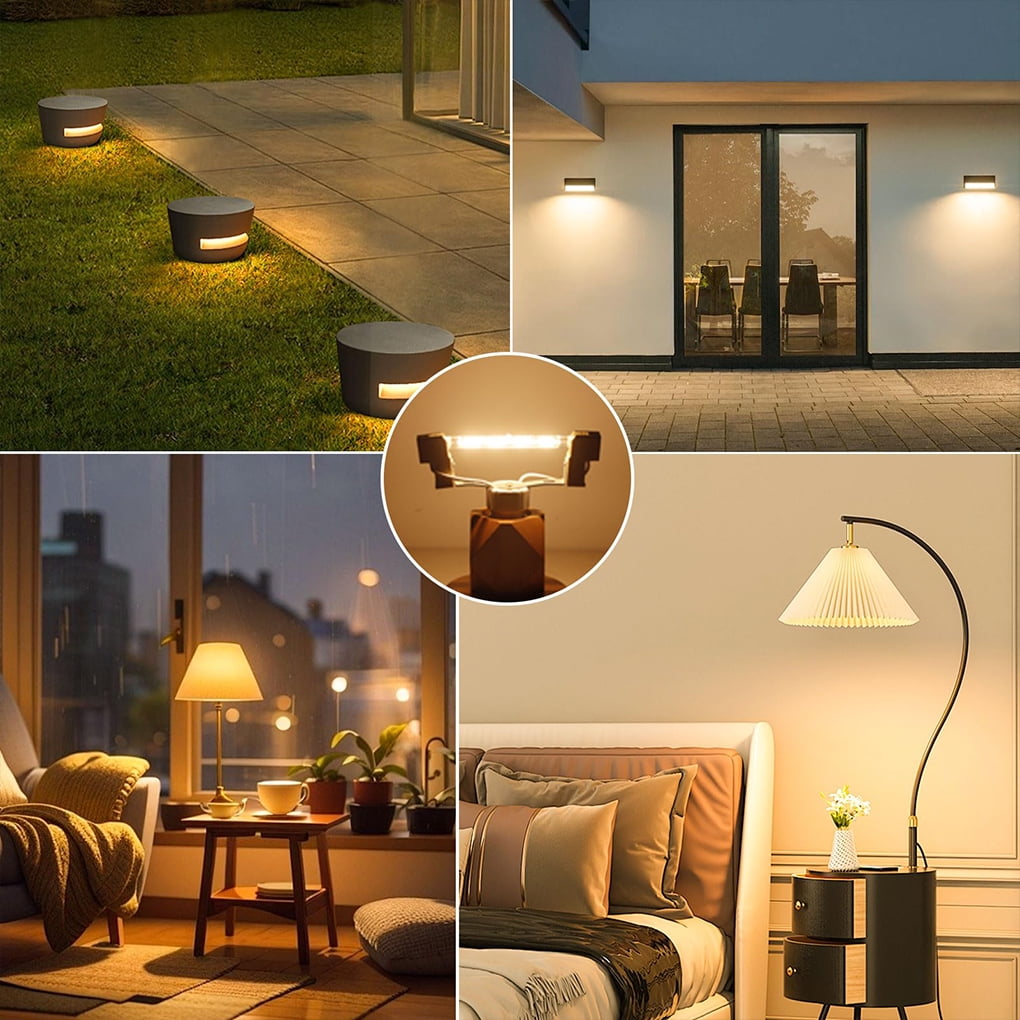 R7s Halogen Bulbs, 4-Pack, 118mm, 230W Dimmable, J118 Safety Bulbs ...