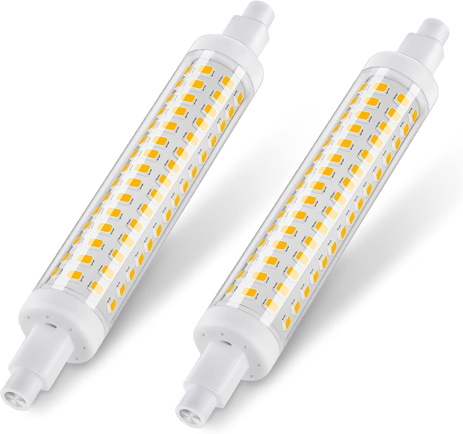 R7s LED Bulb 118mm, Non-Dimmable, Warm White 2700K, 10W Equivalent to ...