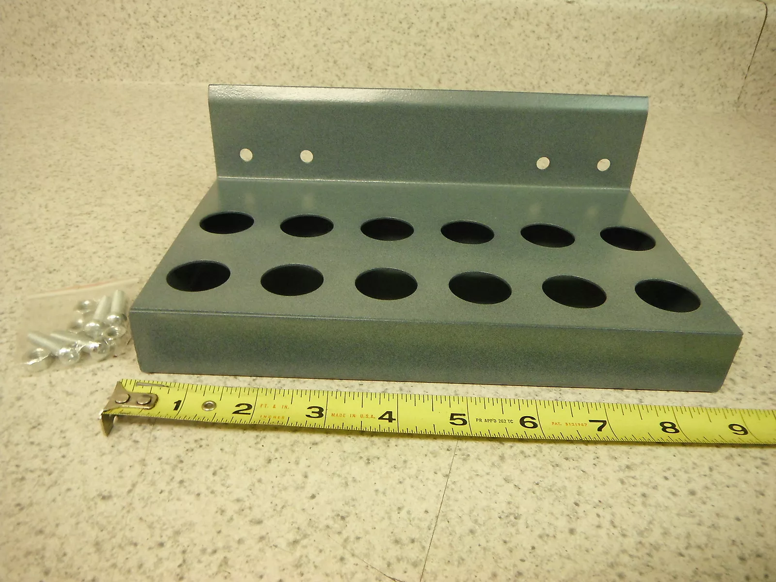 R8 COLLET RACK for Bridgeport mill FLIP TOP HOLDS 12 COLLETS M2025141 ...