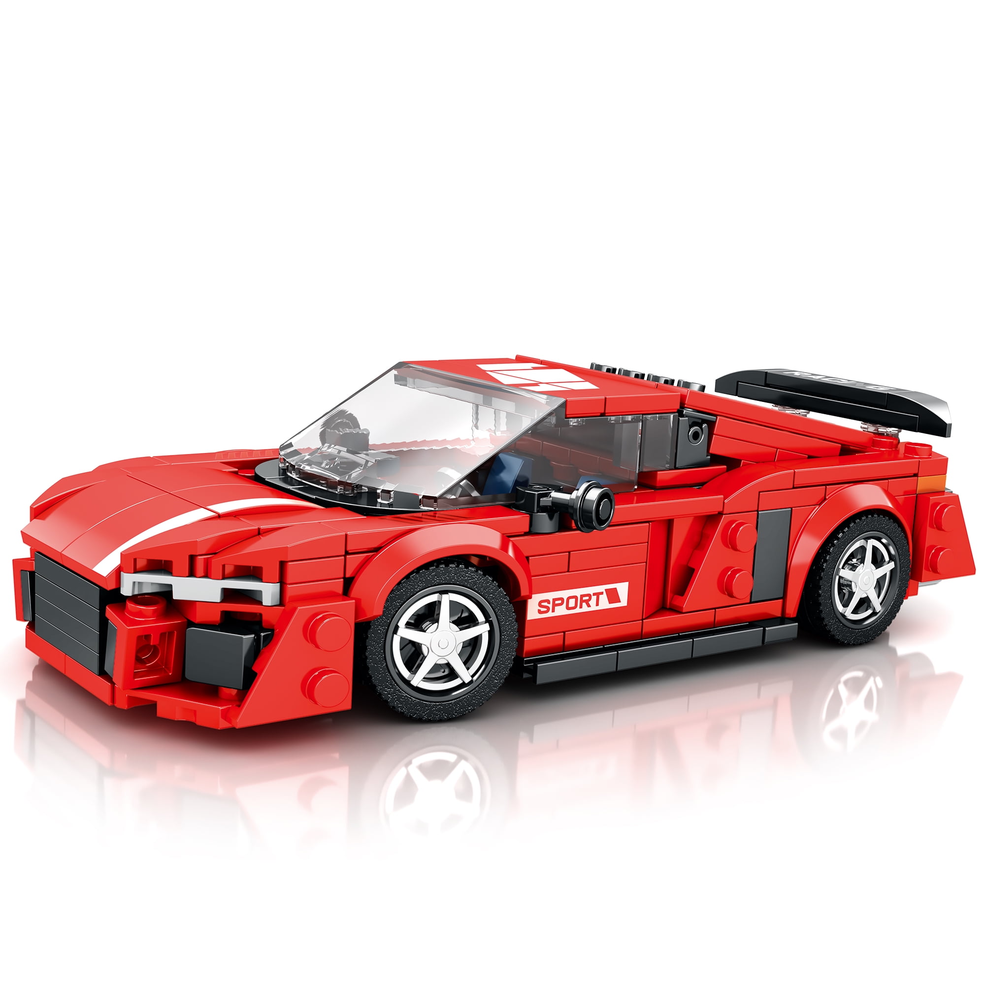 R8 Car Building Set, Super Car MOC Building Block Toys Compatible with ...