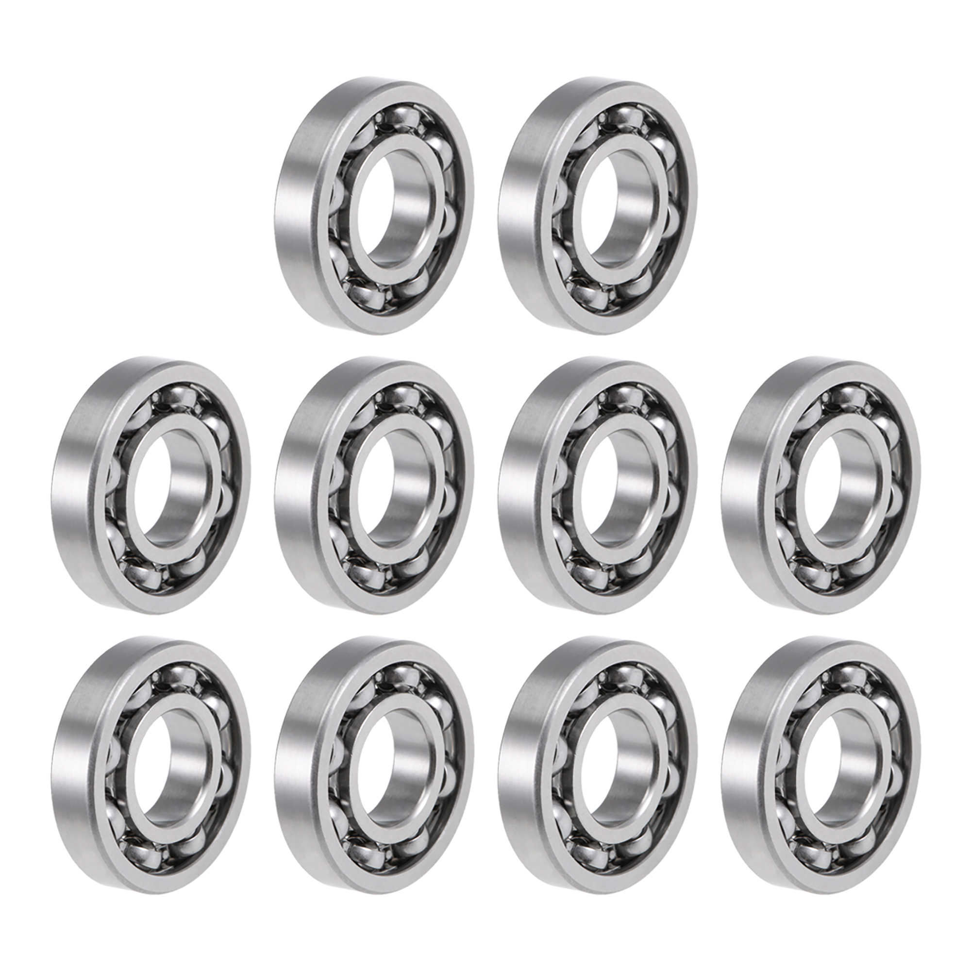 R8 Deep Groove Ball Bearing, 1/2"x1-1/8"x1/4" Open Type Z2 Lever Bearings 10pcs - Walmart.com
