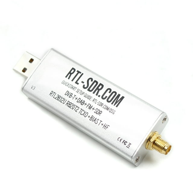 R820T2 RTL2832U 1PPM TCXO SMA Software Defined Radio USB Dongle for RTL-SDR Blog - Walmart.com