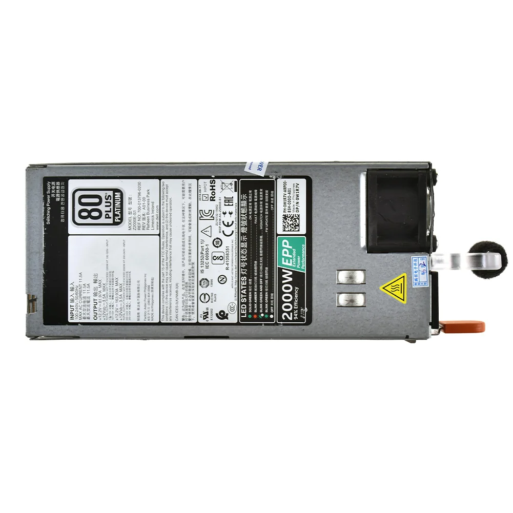 R830 T630 2000W Server Power Supply Z2000E-S1 039K3H Psu - Walmart.com