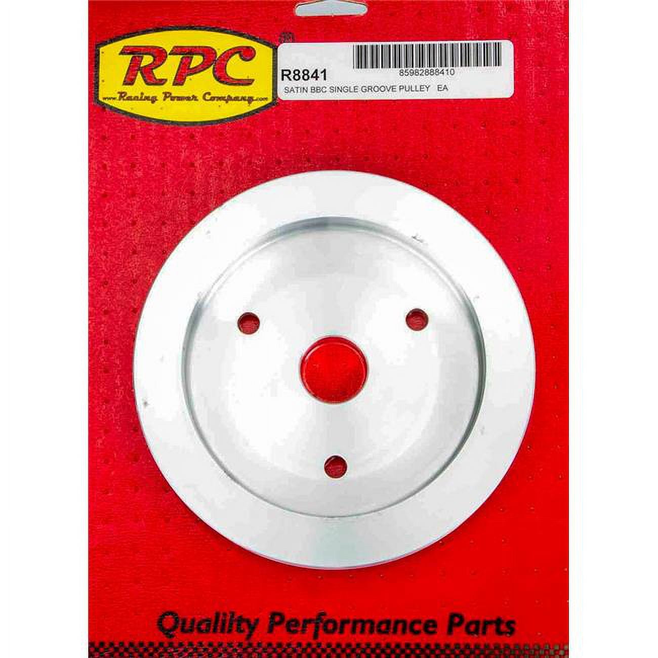 R8841 Short Water Pump Single Groove Lower Pulley for Big Block Chevy ...