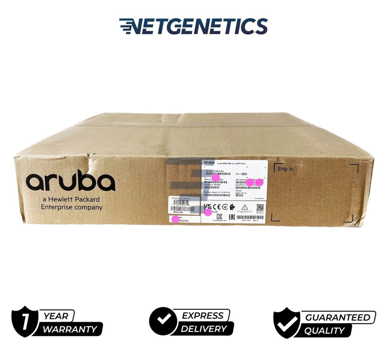 R8N85A New Sealed HPE Aruba CX 6000 48G CL4 4SFP {Switch Replacement ...