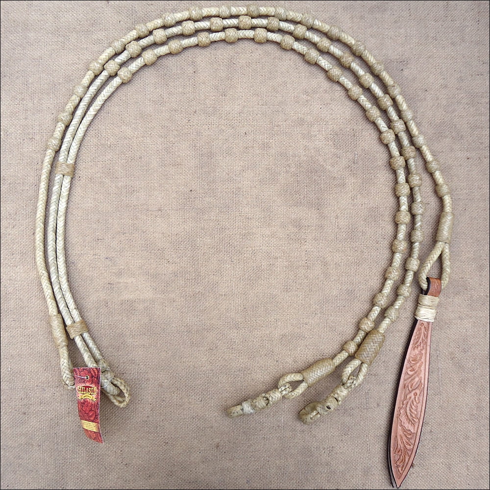 R93 Hilason Western Rawhide Braided Leather Show Rommel Romel Romal ...