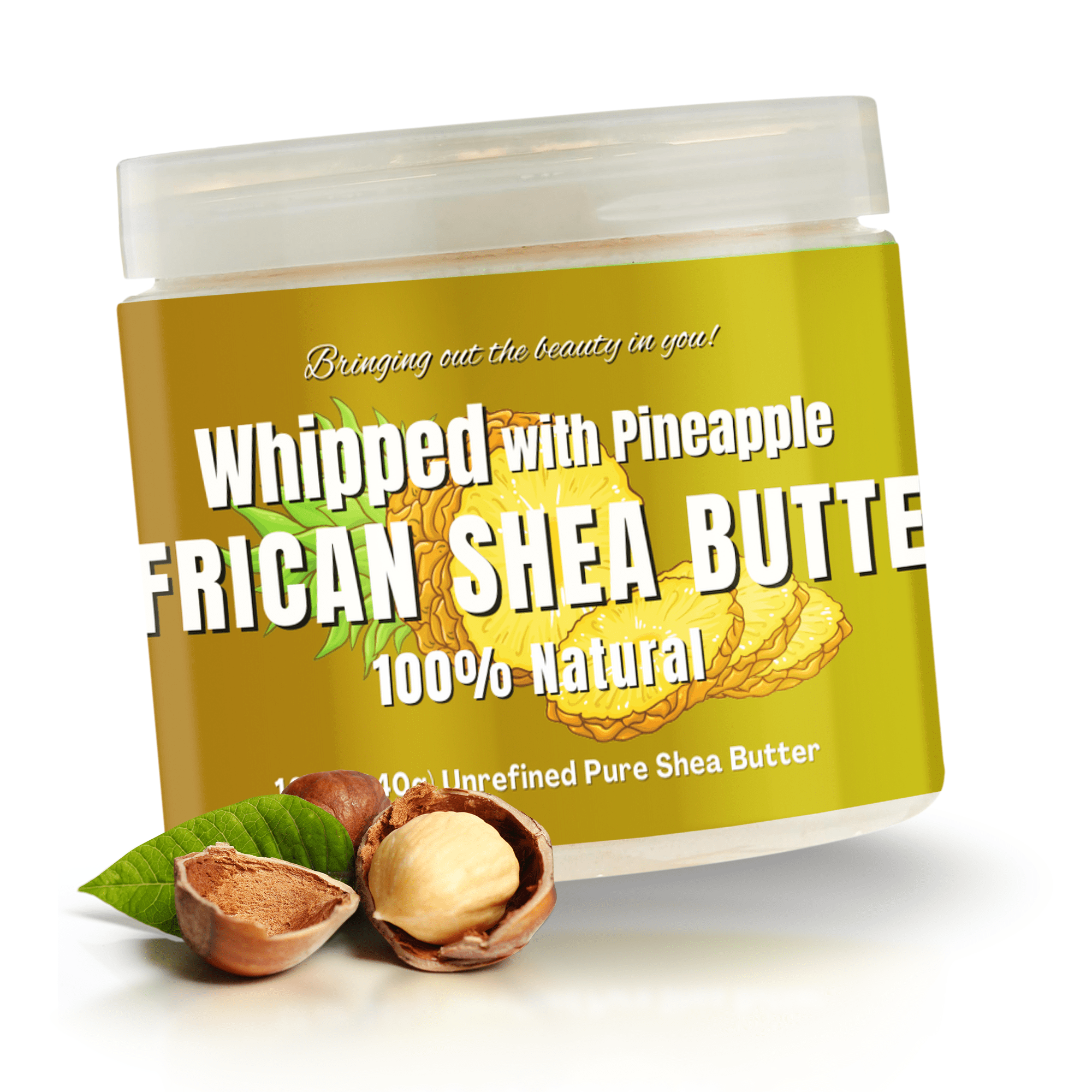 RA COSMETICS Whipped Shea Butter Pineapple - 100% Pure and Natural ...