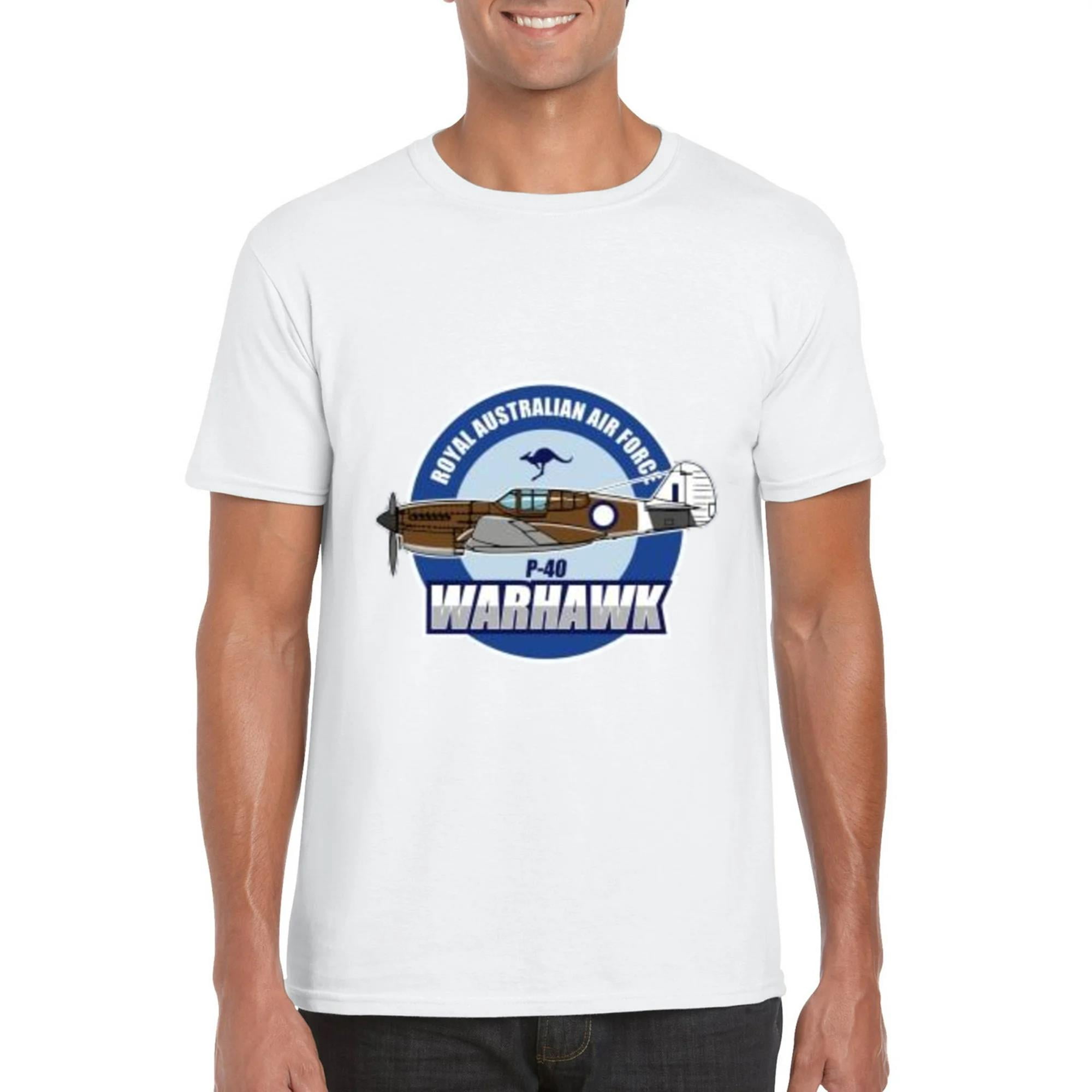 RAAF P 40 Warhawk Royal Australian Air Force WWII Plane T-Shirt, for ...