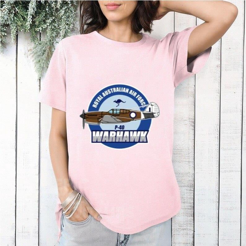 RAAF P 40 Warhawk Royal Australian Air Force WWII Plane T-Shirt, for ...