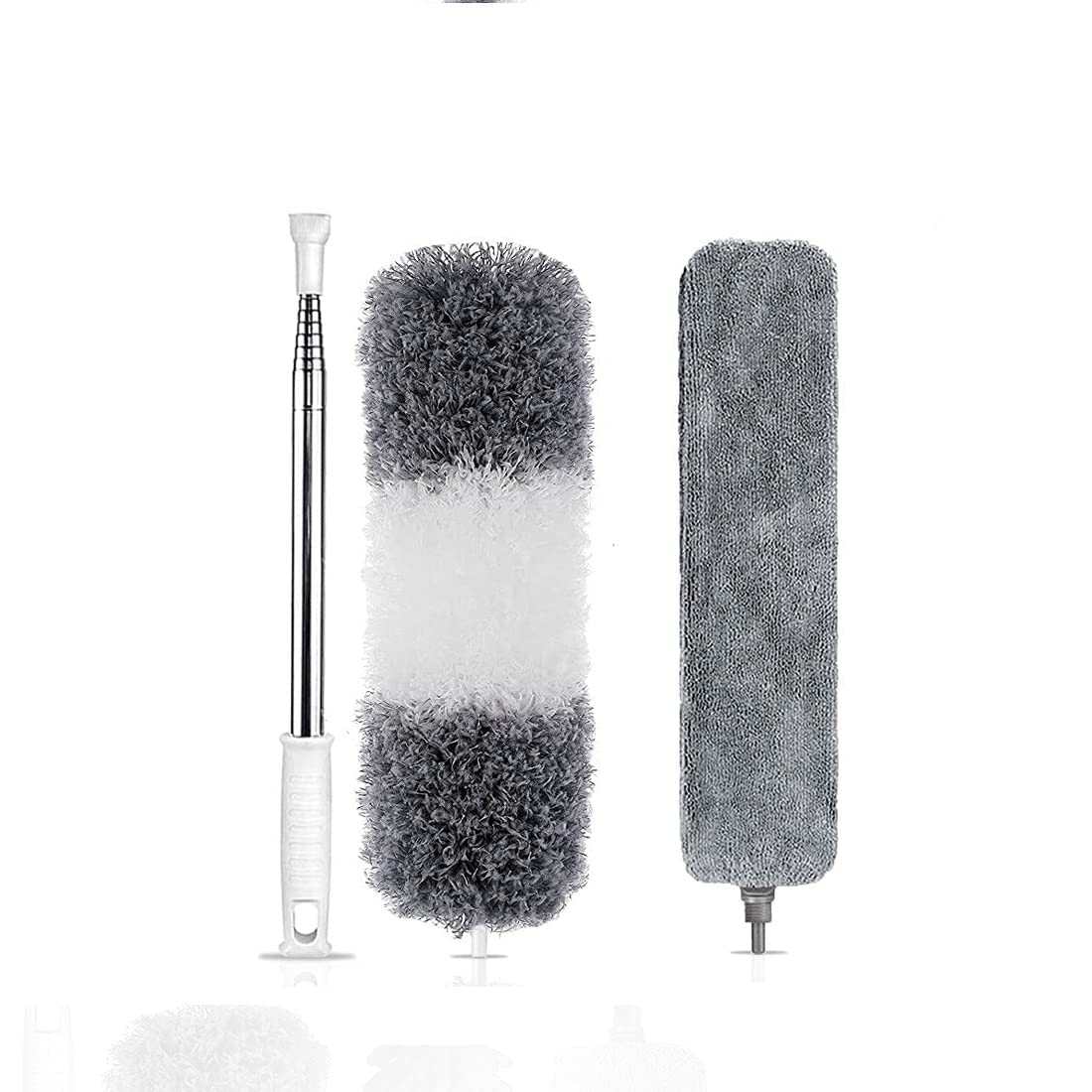 RAAWAN Microfiber Feather Duster Bendable Extendable Fan Cleaning ...