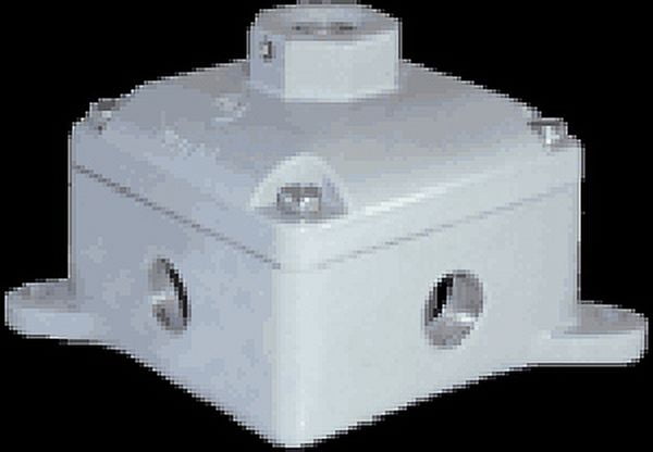 RAB Lighting EXPLOSIONPROOF JUNCTION BOX 4 HUBS 3/4in COVER 3/4in HUB ...