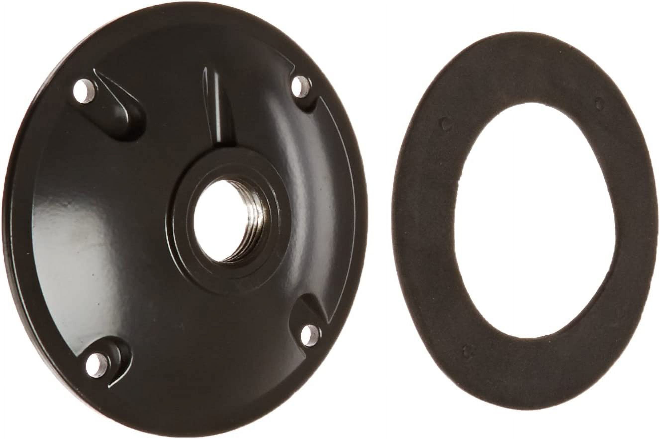 RAB Lighting XC1A Heavy Duty Weatherproof Round Cover, Aluminum, 1/2 ...