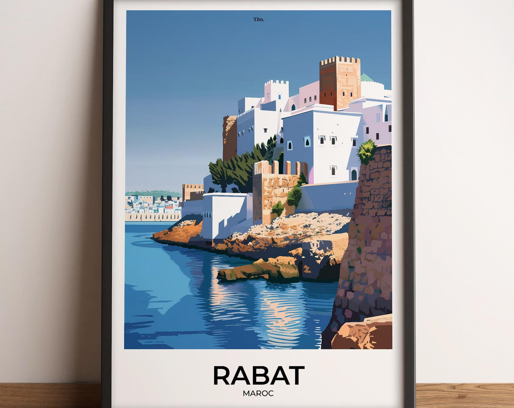 RABAT Poster · Rabat Travel Poster · Rabat Art Print · Rabat Poster ...