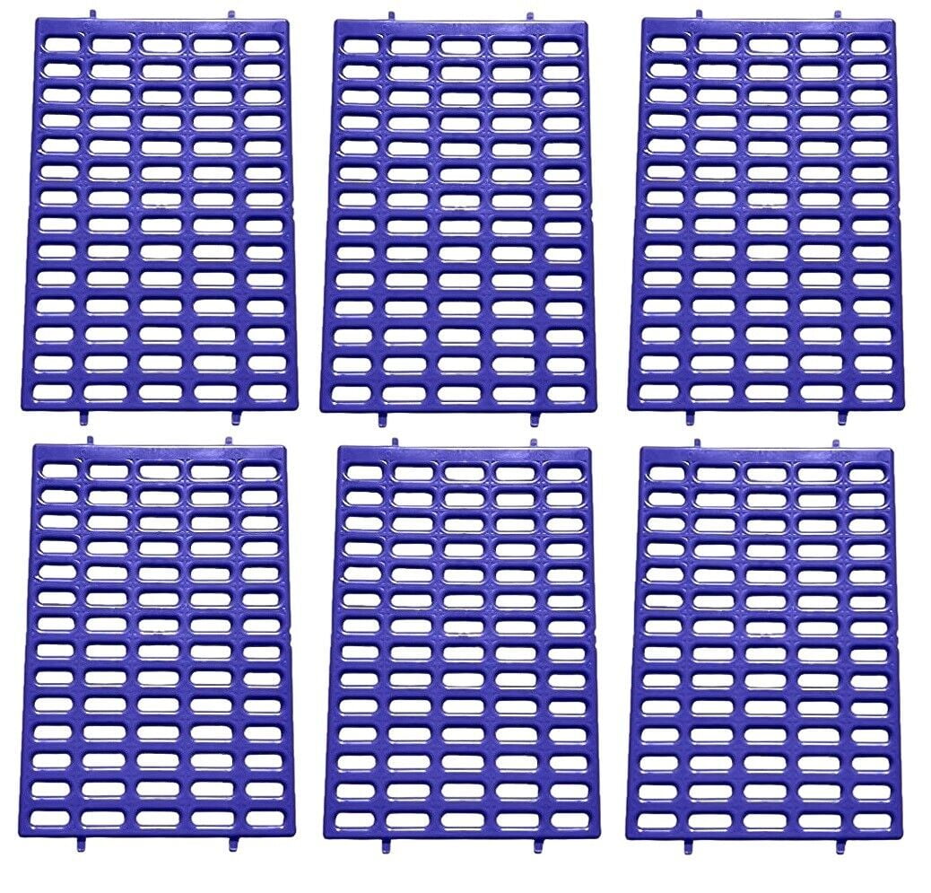 RABBIT CAGE FOOT RESTING MATS Purple 6 PACK - Walmart.com