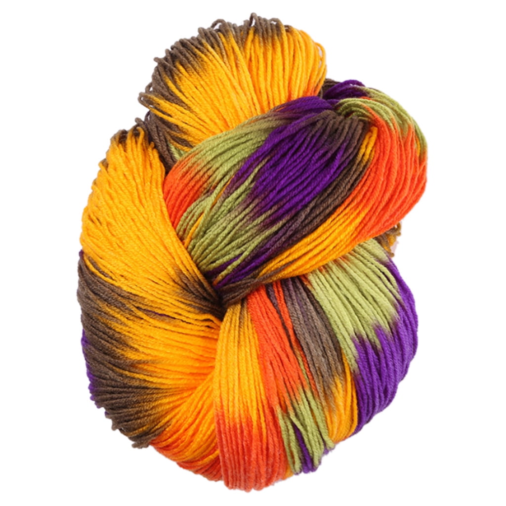 RABBITH 50g Mixed Colorful Knitting Yarn Acrylic Fiber Soft Anti ...