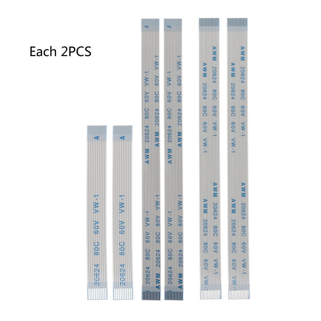 RABBITH 6x 10/12/14 Pin Power Switch Ribbon Flex Cable Suitable for ...