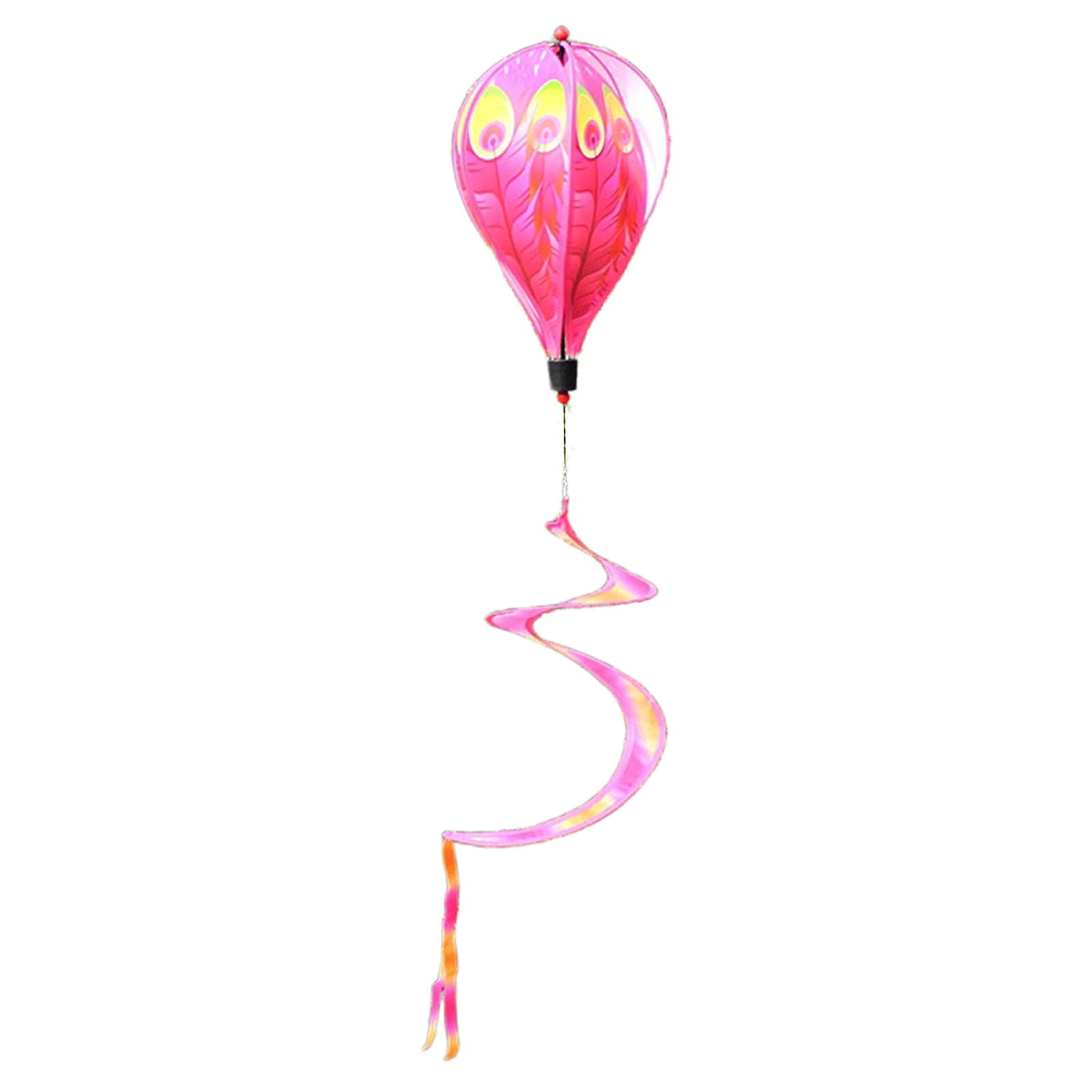 RABBITH Hot Air Balloon Wind Spinner Rotating Windmill Hanging Ornament ...