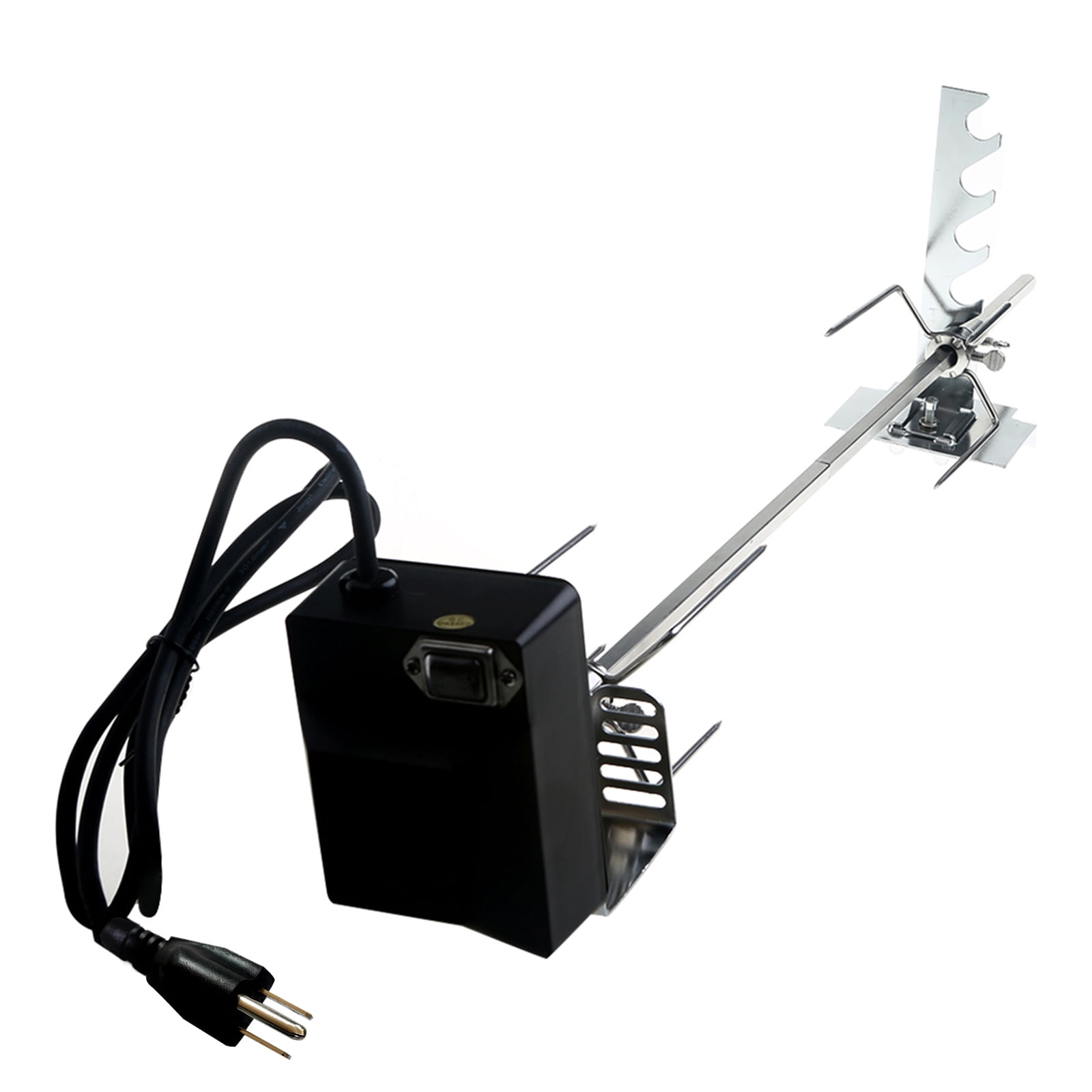 RABBITH Universal Automatic Grill Rotisserie Kit with 4W Electric Motor ...