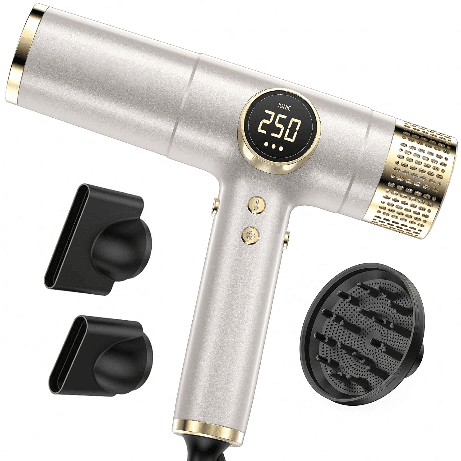 RACCOMB Instant Heat Large Professional Ionic Hair Dryer, Anti-Static ...