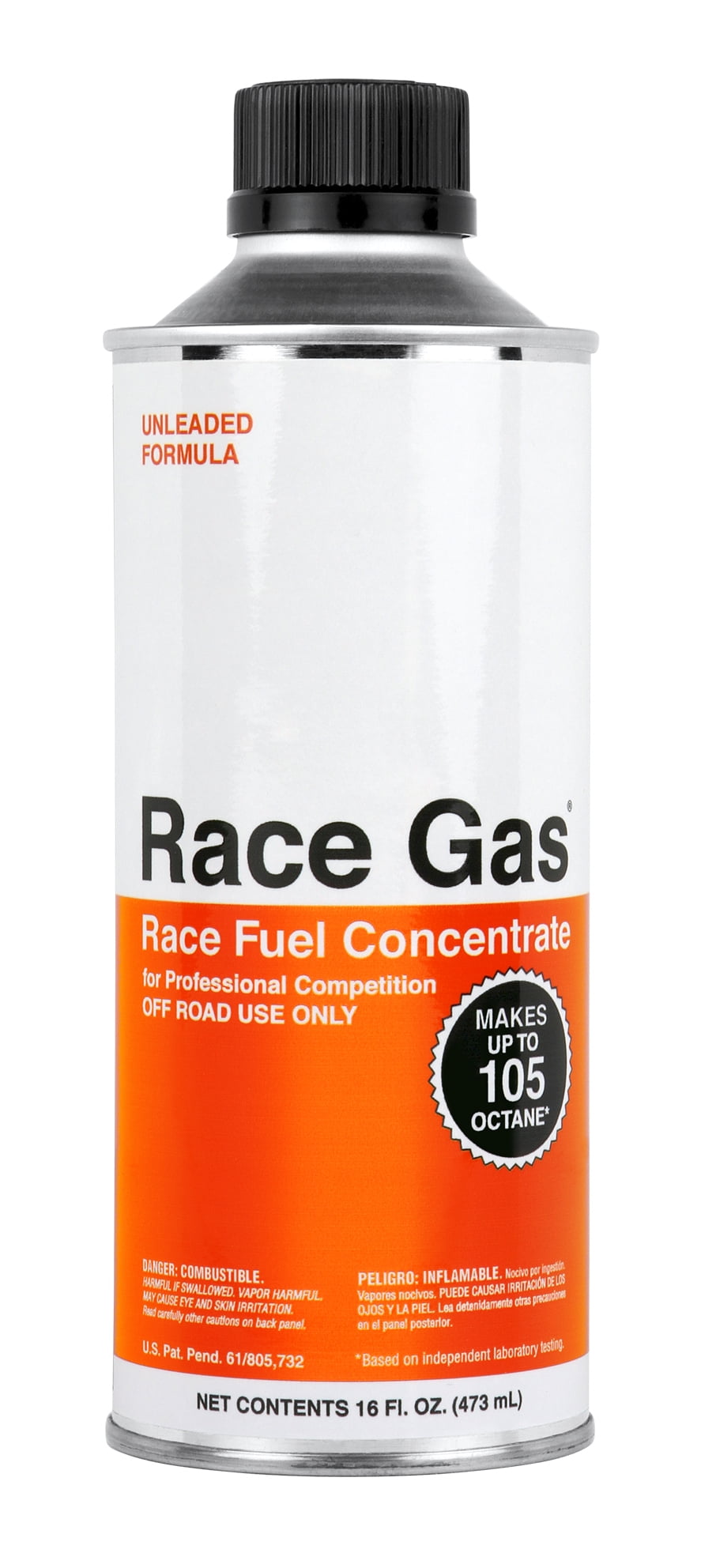 RACE-GAS 16 oz Can, Race Fuel Concentrate, Gasoline Stable Treatment ...