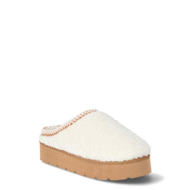RACHEL Rachel Roy Women's Platform Cozy Scuff Slippers - Walmart.com