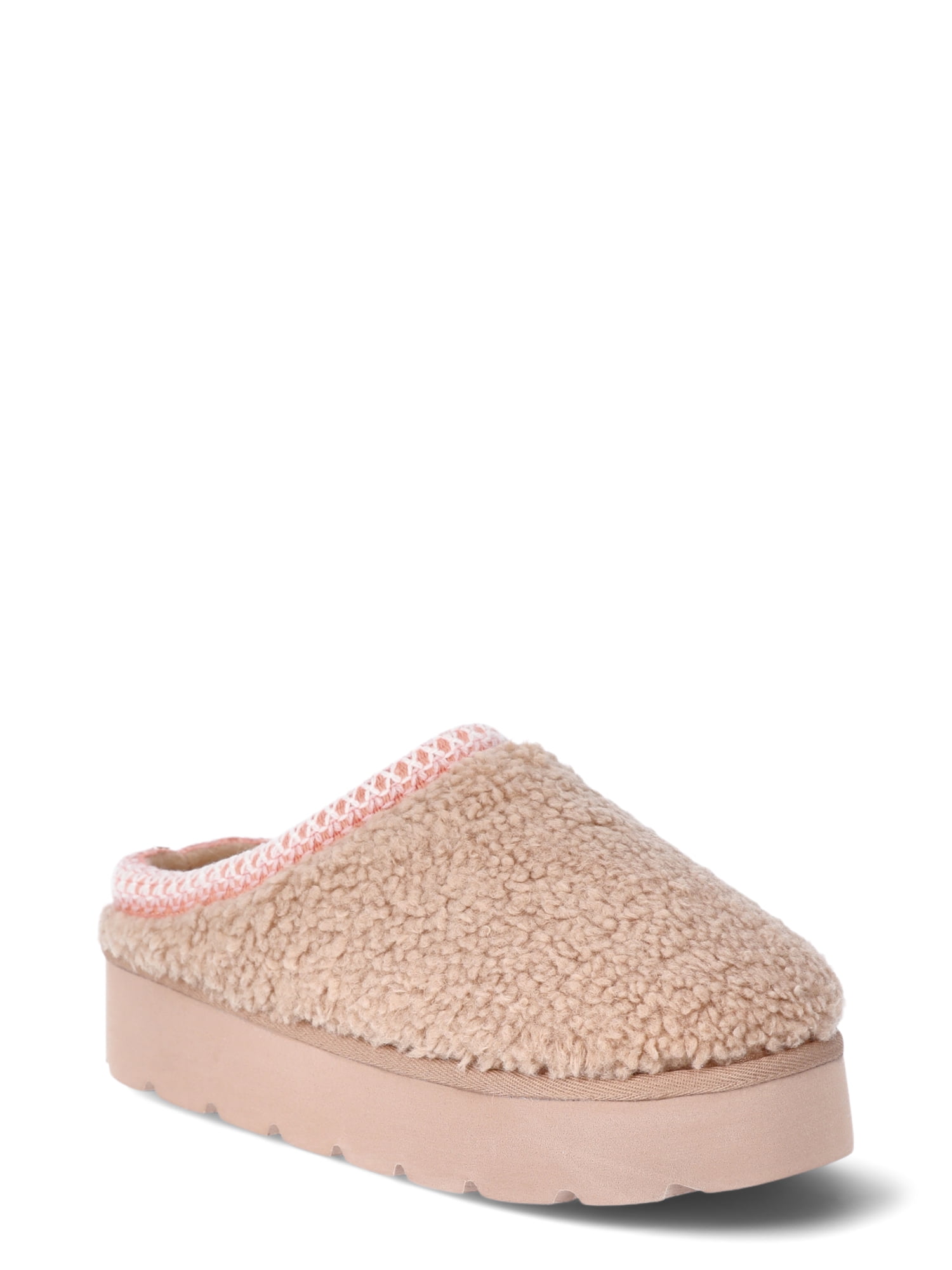 RACHEL Rachel Roy Women's Platform Cozy Scuff Slippers - Walmart.com