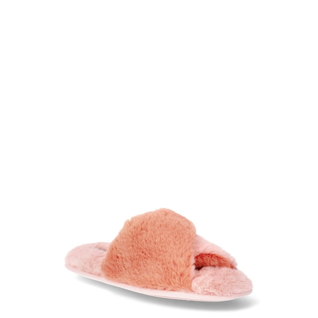 RACHEL Rachel Roy Women's Two Toned Crossband Slippers - Walmart.com