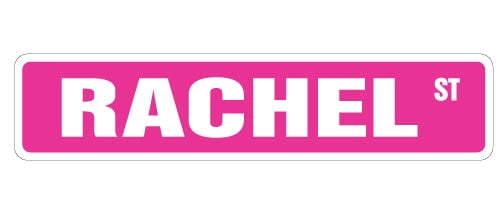 RACHEL Street Sign Childrens Name Room Sign | Indoor/Outdoor | 36" Wide ...