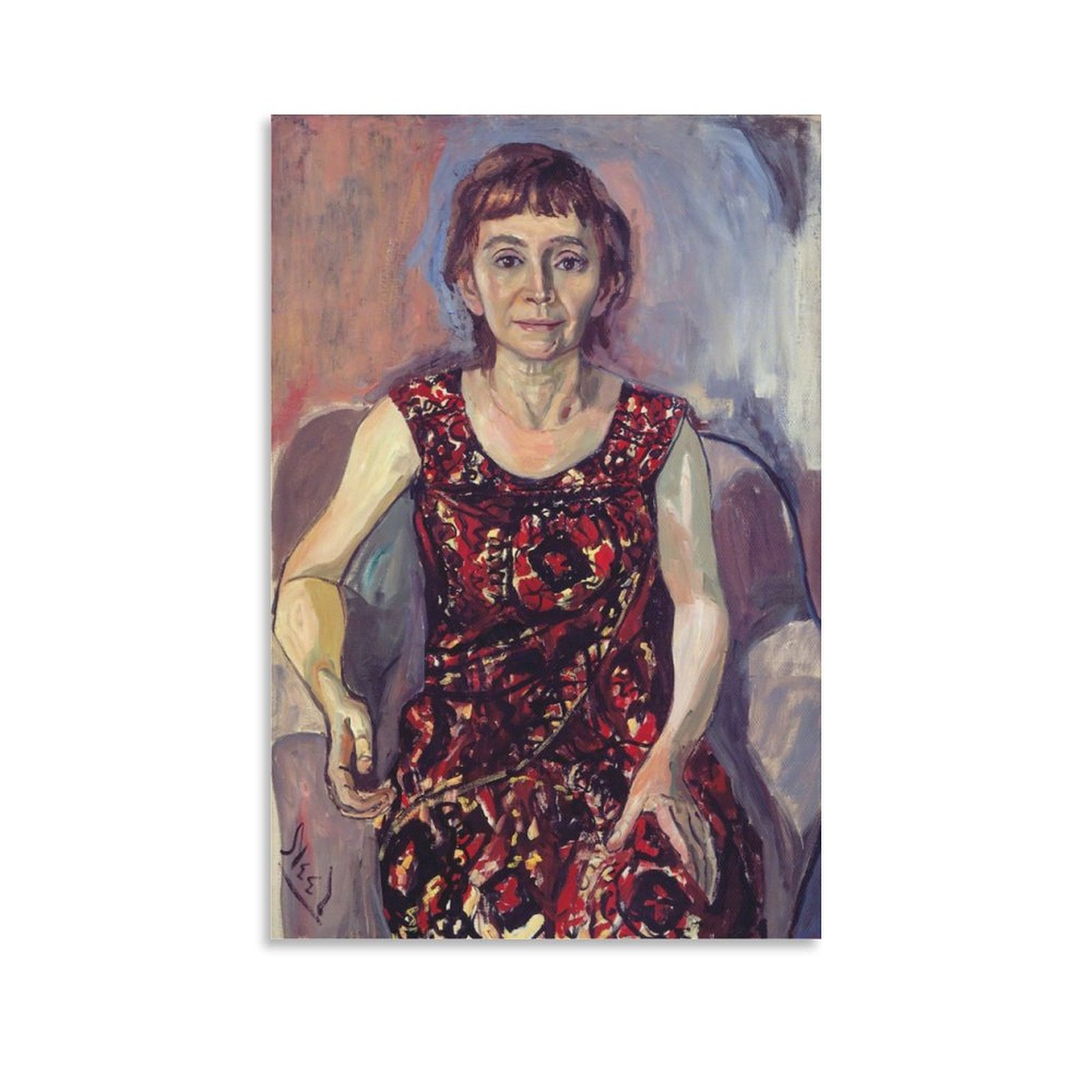 RACHEL ZURER 1961 by Alice Neel Painting Canvas Poster Wall Art Picture ...