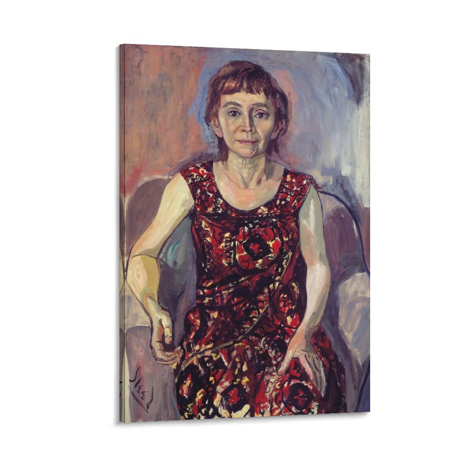 RACHEL ZURER 1961 by Alice Neel Painting Wall Art Poster Scroll Canvas ...