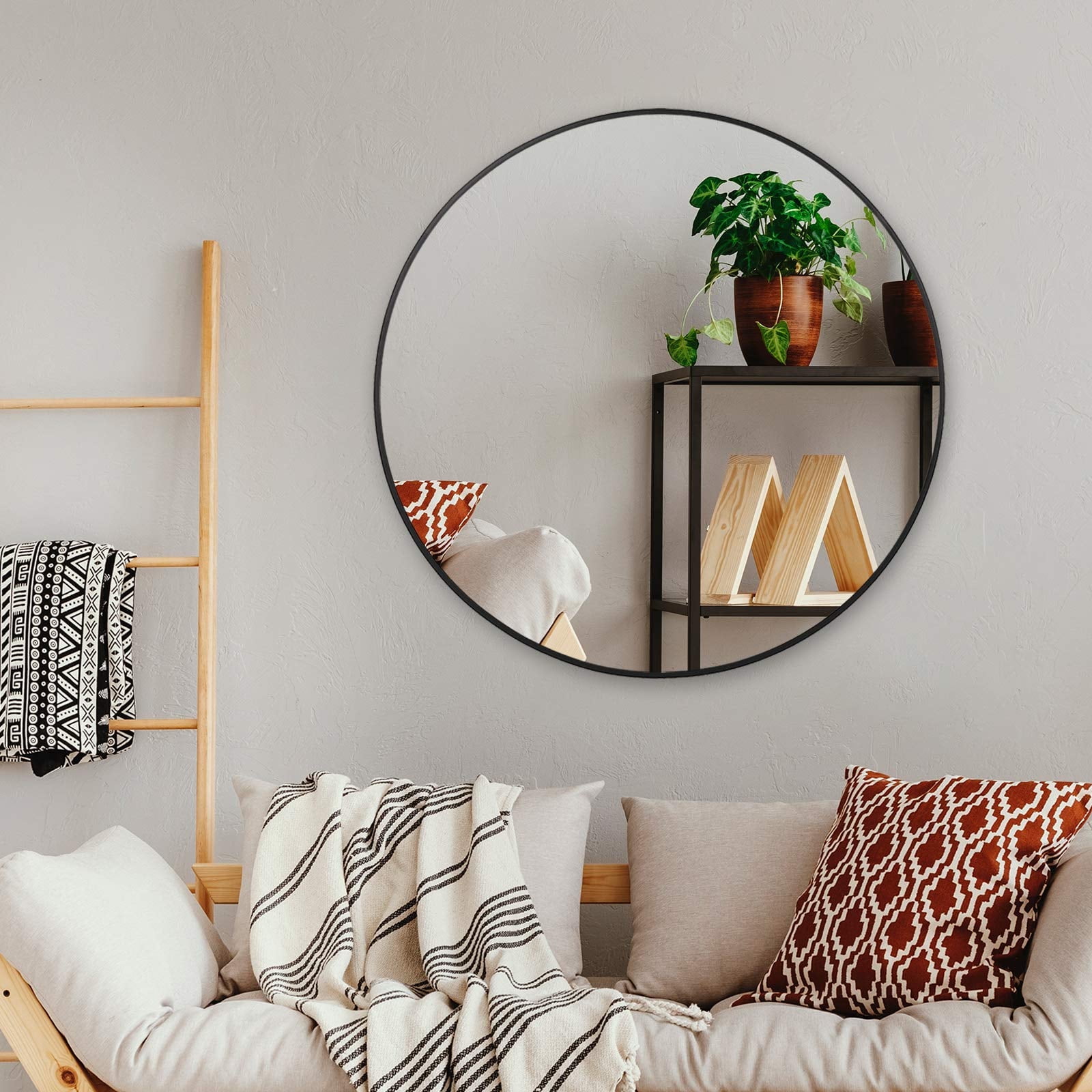 RACHMADES Vanity Mirror with Lights, Hollywood Makeup Mirror, Large ...