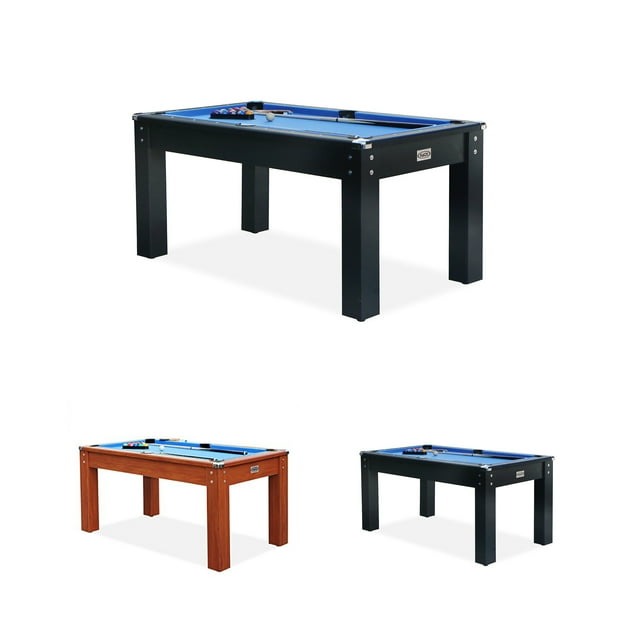 RACK Bolton 5.5-Foot Billiard/Pool Table, Regulation Size with Wooden ...