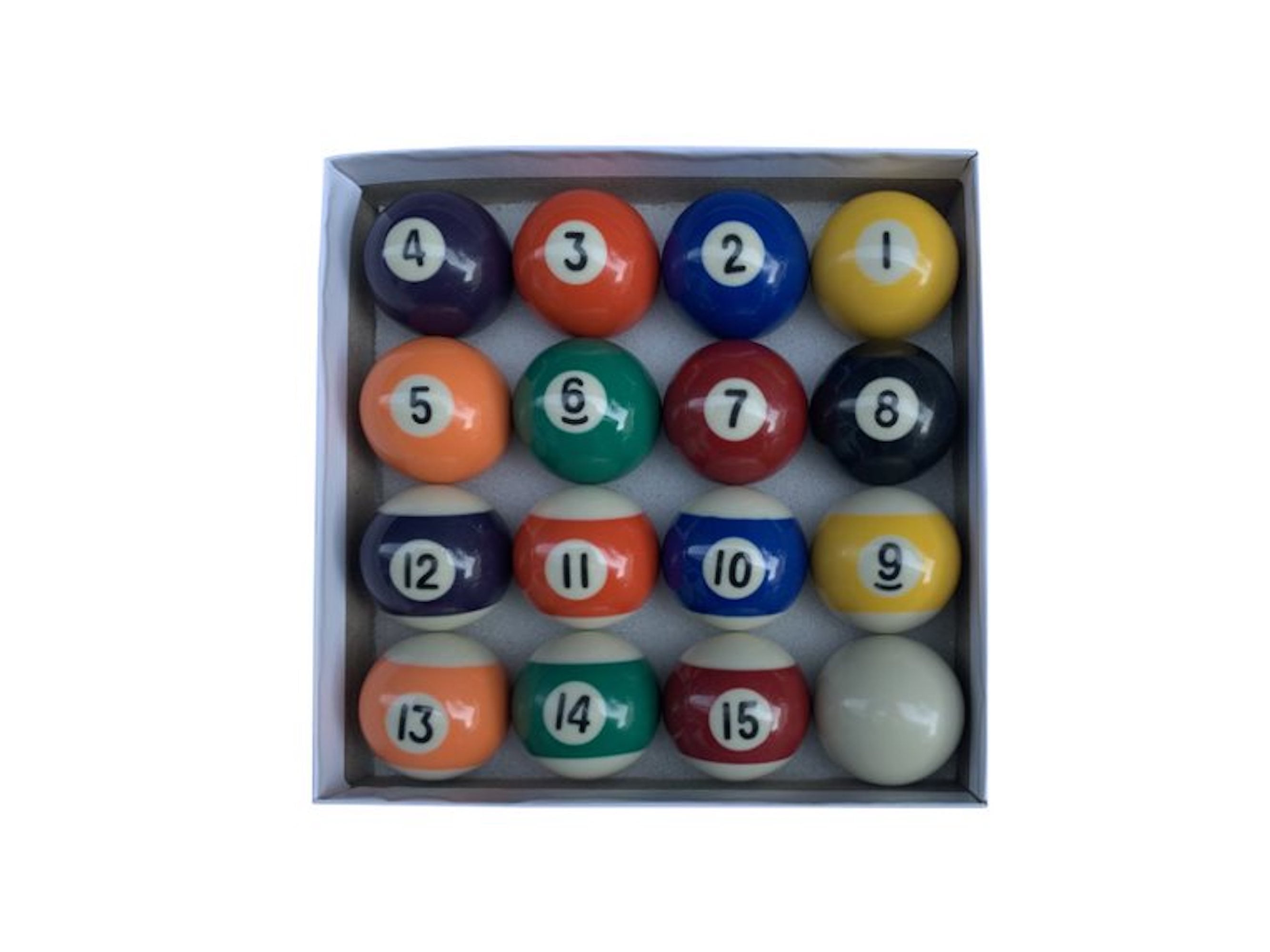 RACK Small Size Essential 1.5" Billiard Ball Set for Precision and ...