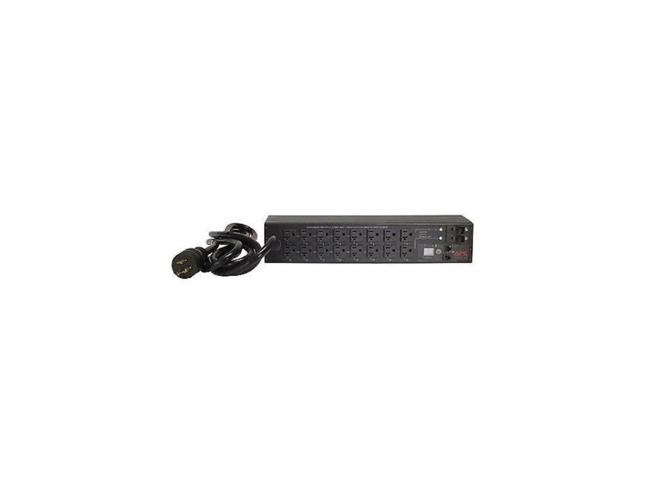 APC Rack PDU, Switched, 2U, 30A, 120V, (16)5-20 Black - Walmart.com