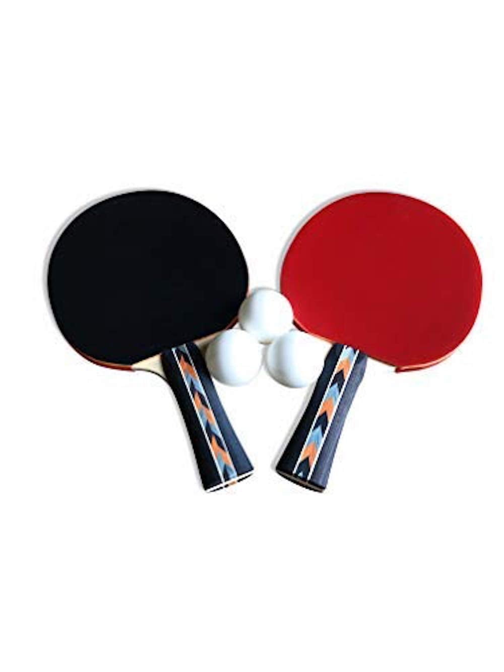 RACK Table Tennis Racket / Ping Pong Paddle Set with Wooden Flared ...