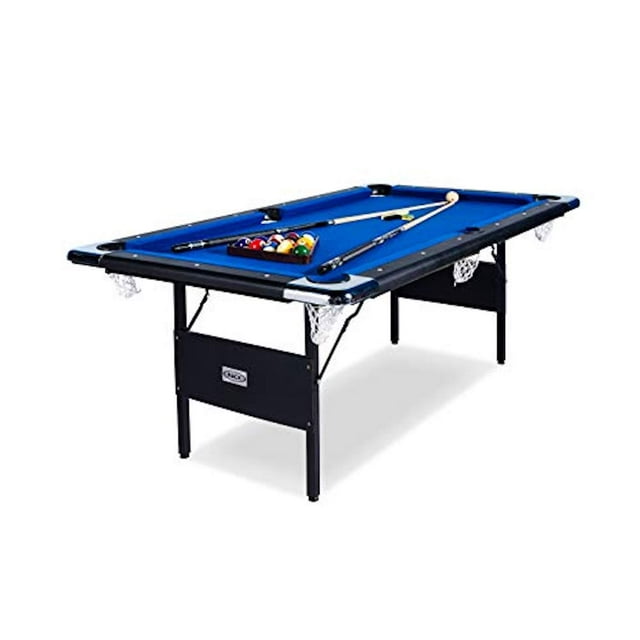 RACK Vega 6-Foot Foldable, Portable, Small Size Billiard/Pool Table for ...