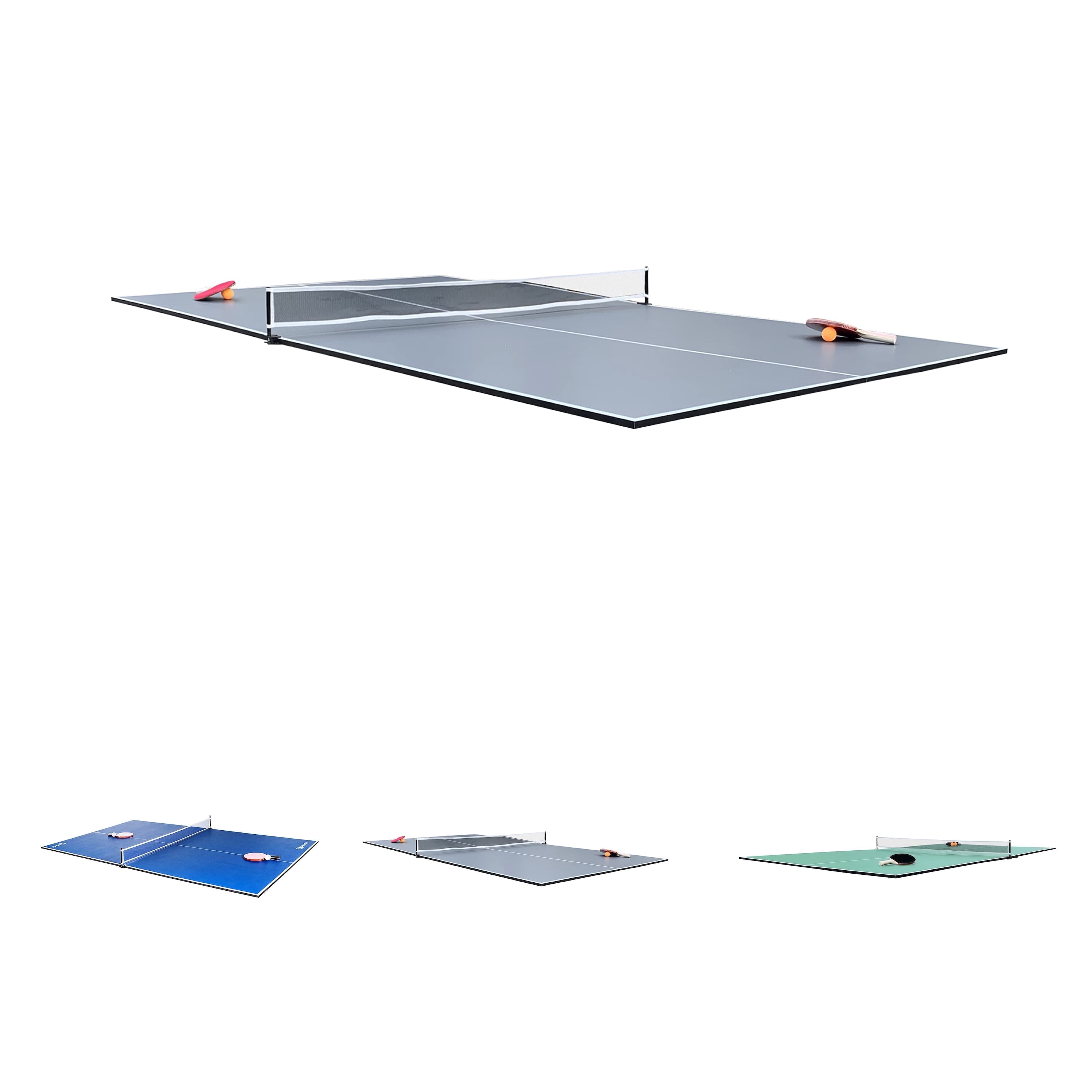 RACK Virgo Table Tennis Conversion Top for Billiard/Pool Table 4 Piece ...