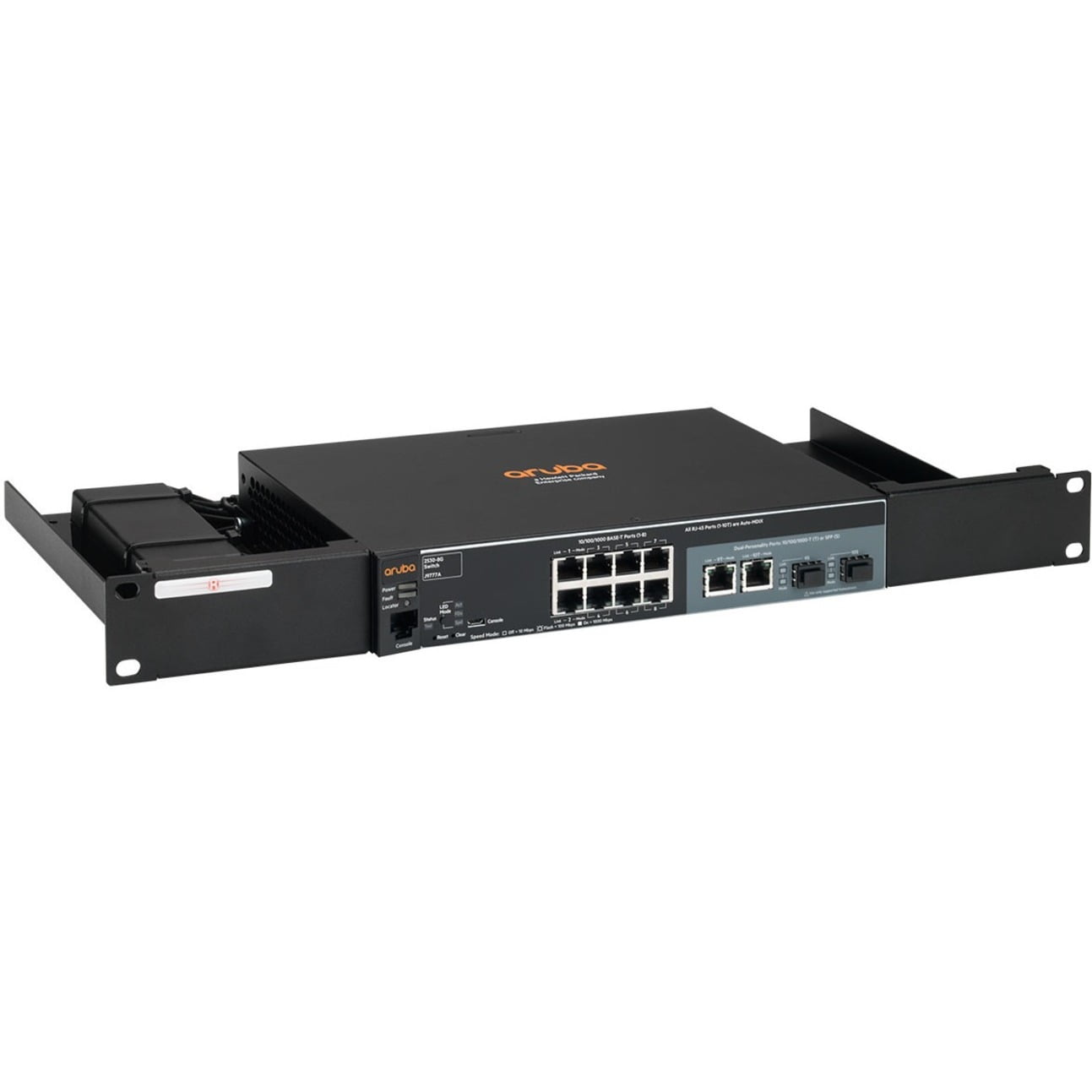RACKMOUNT.IT Rack Mount for Switch, Power Supply, Firewall, Jet Black ...