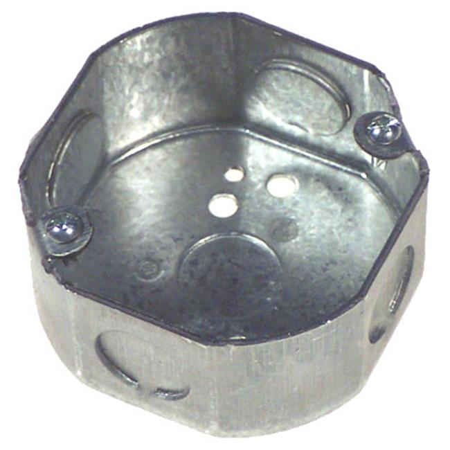 RACO 110 Octagon Box 1-Gang Steel Gray - Walmart.com
