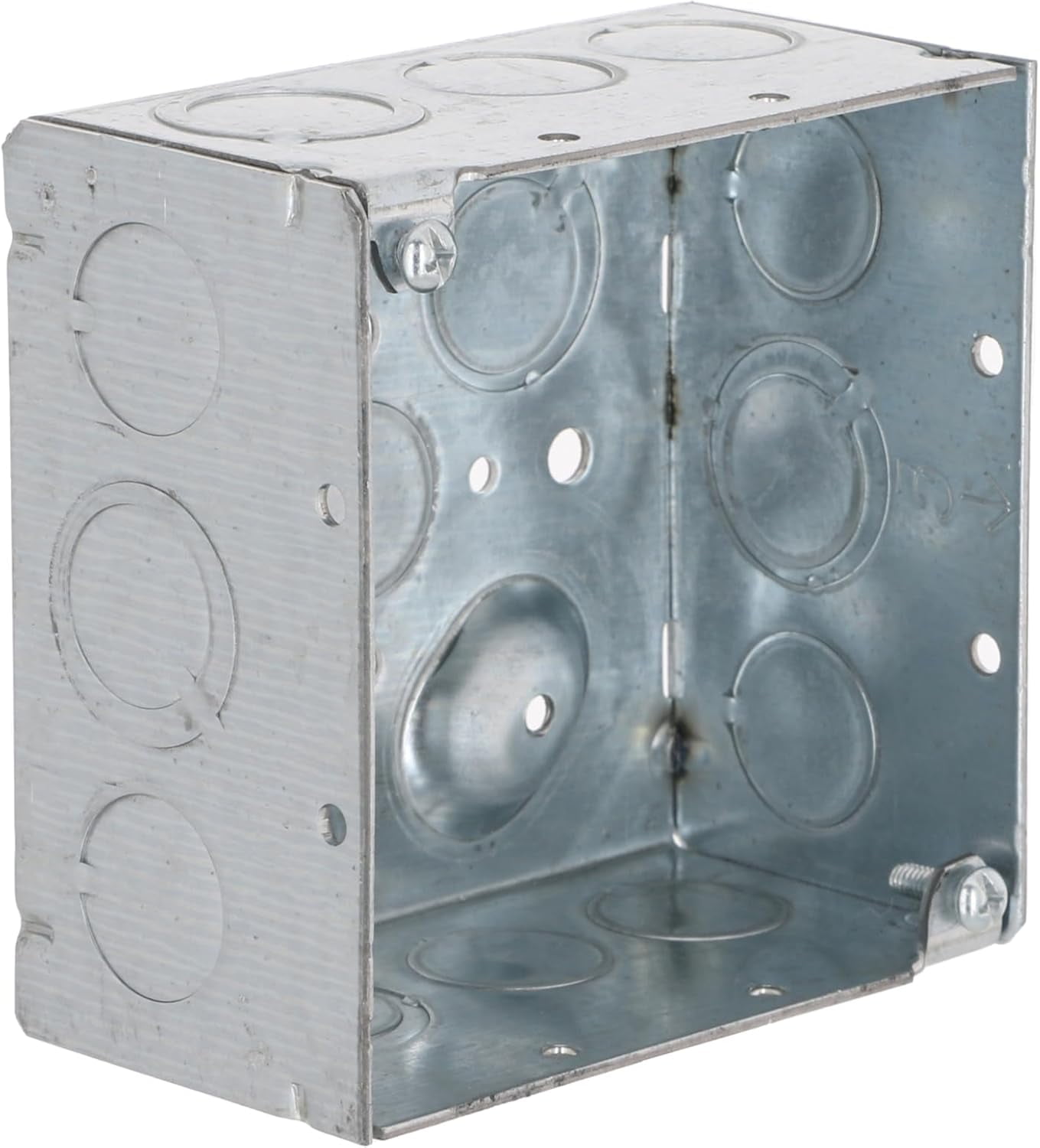 RACO 232 4 in. Square Electrical Box, 2-1/8-Inch Deep, 1/2-in. and 3/4 ...