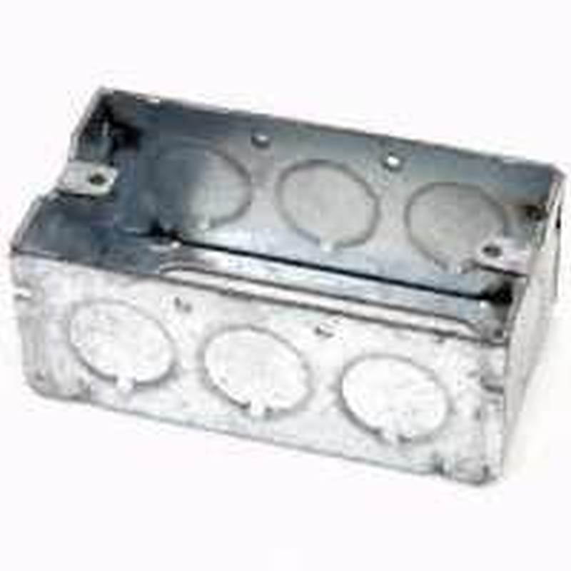 RACO 653 Handy Box 1-Gang Galvanized Steel Gray - Walmart.com