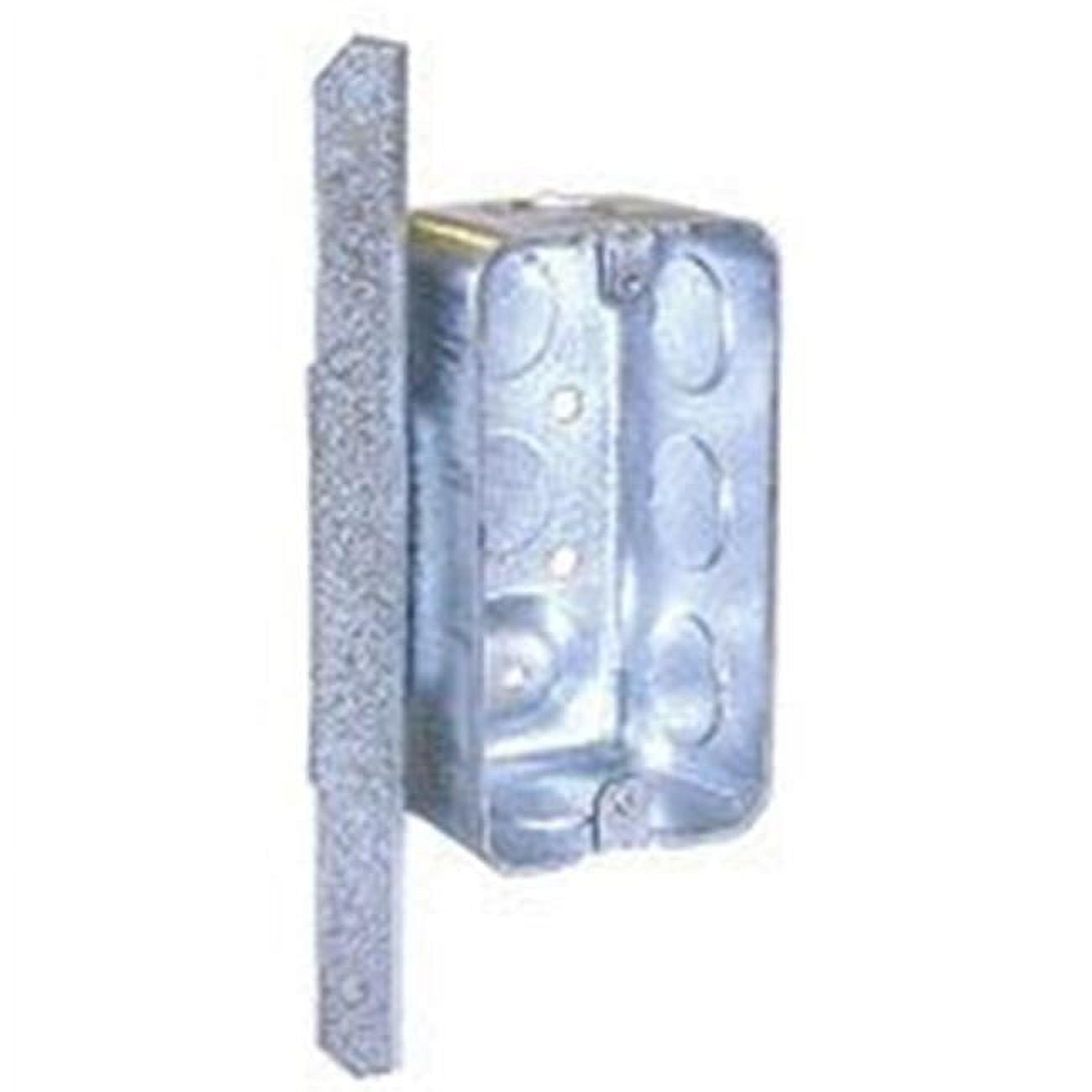 RACO 661 Handy Box, 1 -Gang, 8 -Knockout, 1/2 in Knockout, Galvanized ...