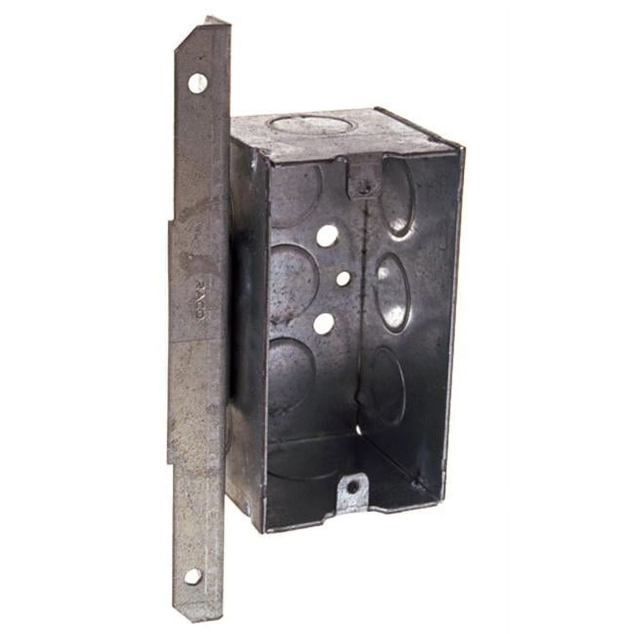 Hubbell Raco 0671 2-1/8" X 7" X 2-3/8" 1-Gang Steel Handy Box With ...