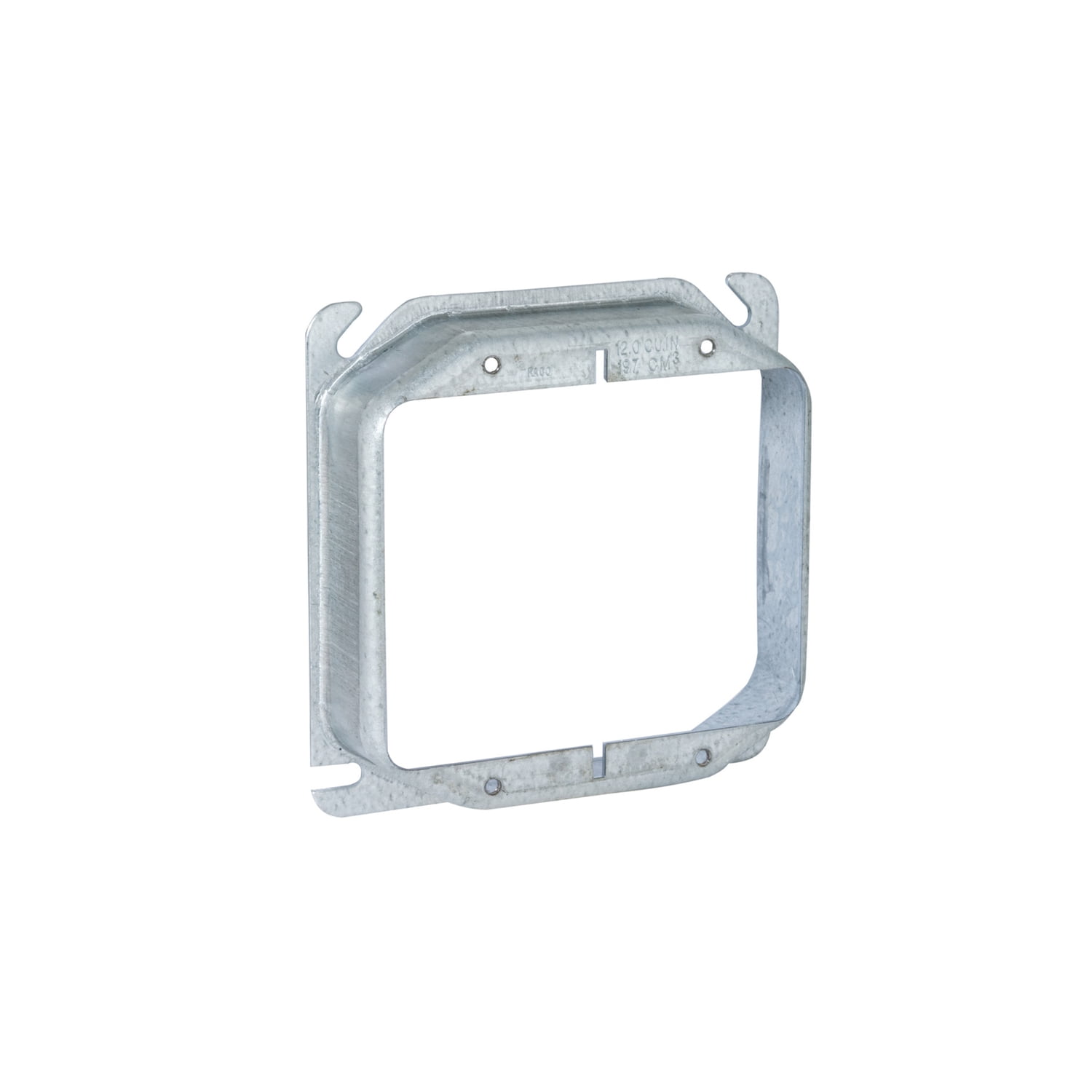 RACO 780 Electrical Box Cover, 4 in L, 4 in W, Square, 2 -Gang, Steel ...