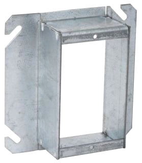 RACO 786, Electrical Square Outlet Box Cover, 4" Sq, 1-Device, 2 ...