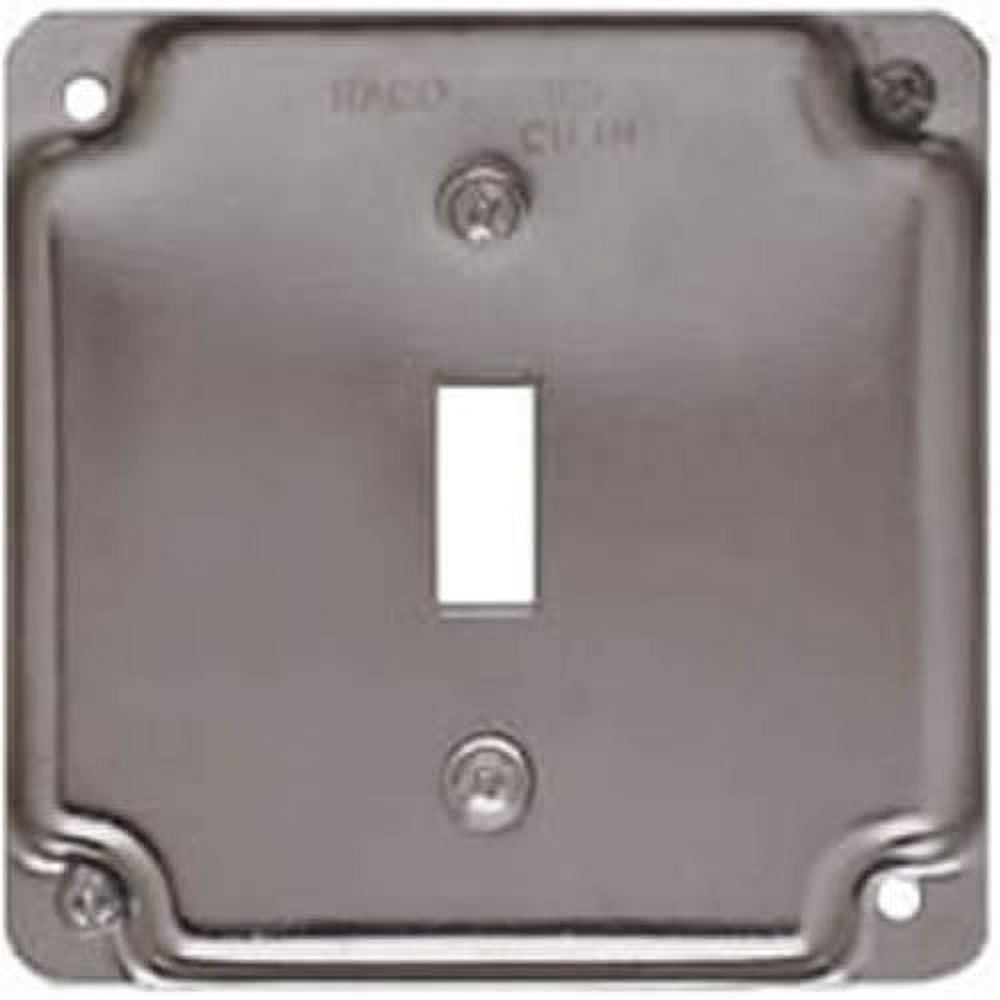 RACO 800C Exposed Work Cover, 4-3/16 in L, 4-3/16 in W, Square ...