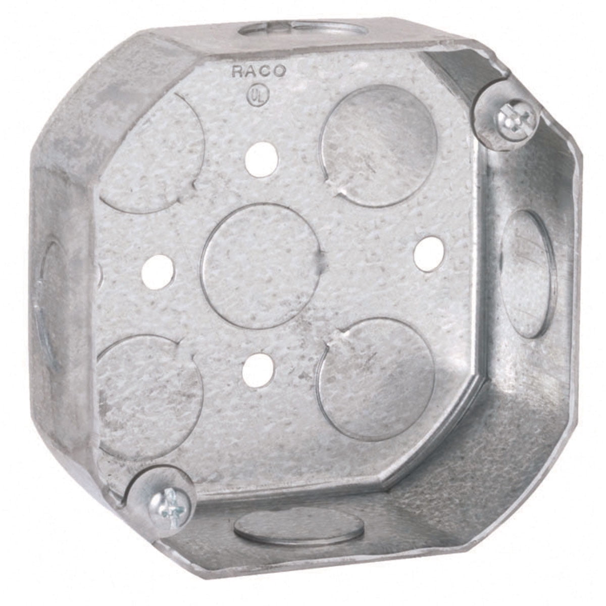 RACO 8125 Octagon Box Steel Gray - Walmart.com