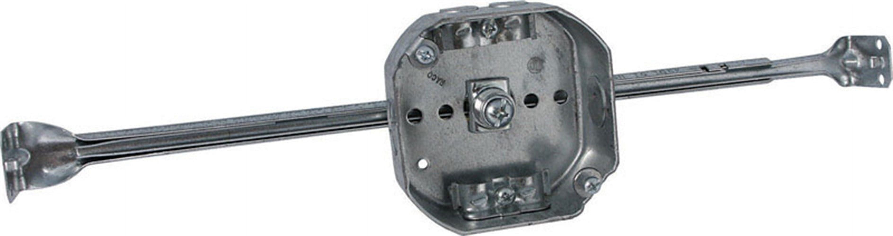 RACO 8326 Ceiling Outlet Box 2-Gang Steel Gray - Walmart.com