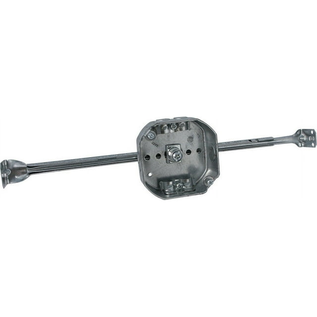 RACO 8326 Ceiling Outlet Box 2-Gang Steel Gray - Walmart.com